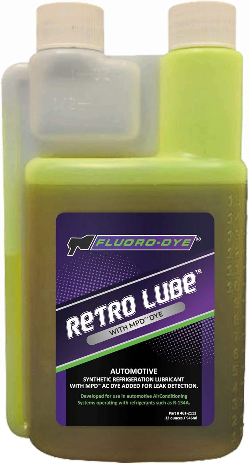 Amazon.com: Retro Lube A/C Compressor Lubricant with Universal A/C Dye ...