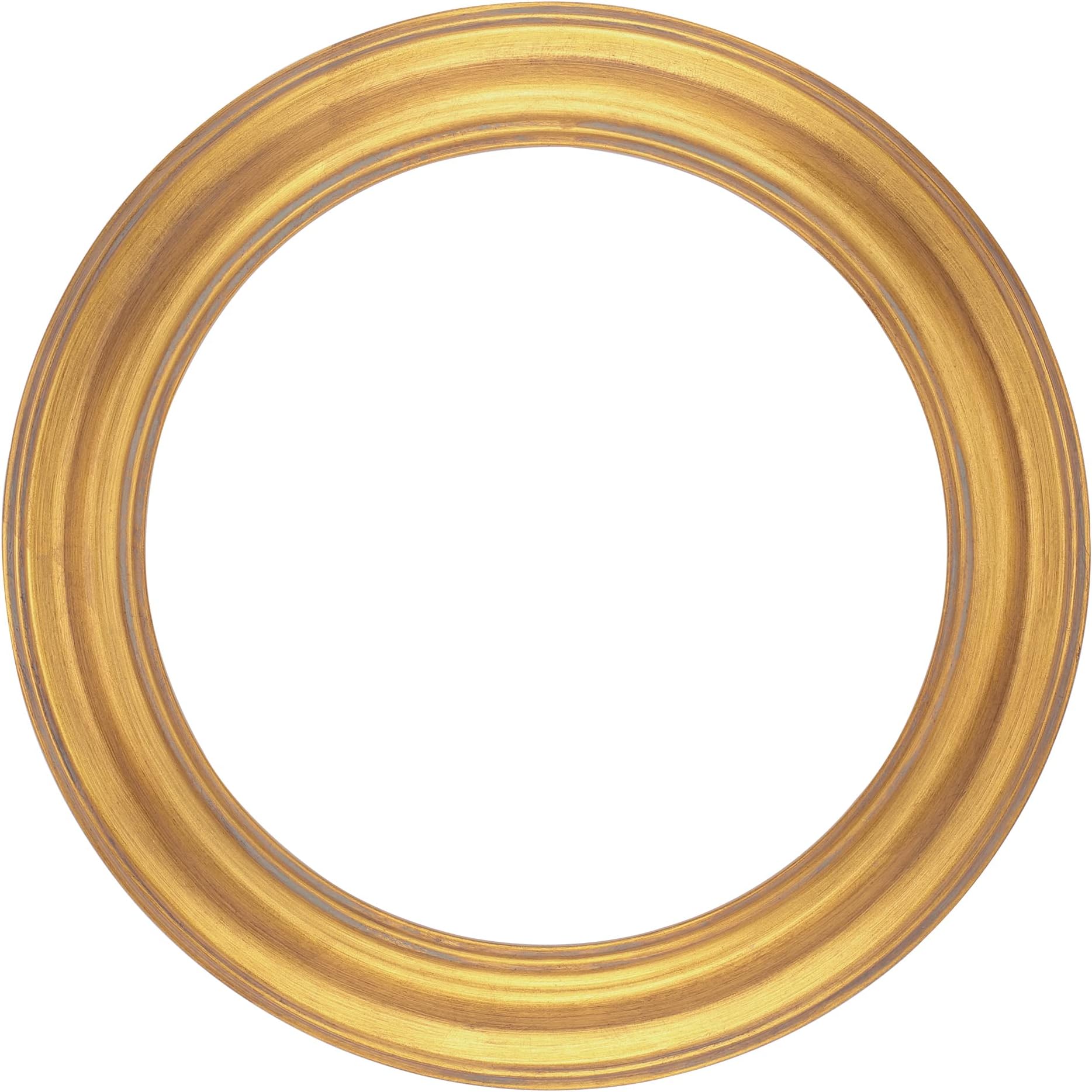 Amazon.com - CUT ARTS 8" Round Gold Picture Frame