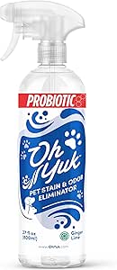 Amazon.com: Oh Yuk Probiotics Pet Odor Eliminator and Stain Remover ...
