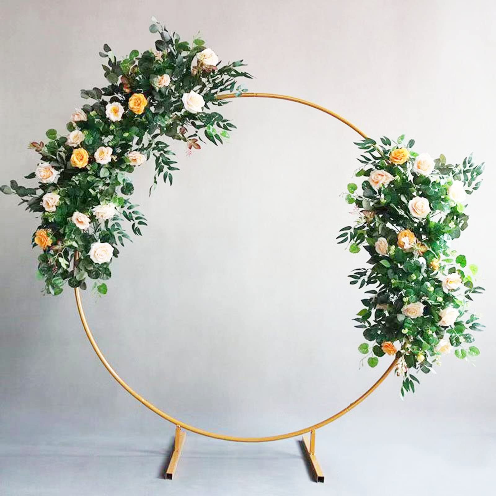 Round wedding arch, very sturdy wedding arch , Iron round arch, ring ...