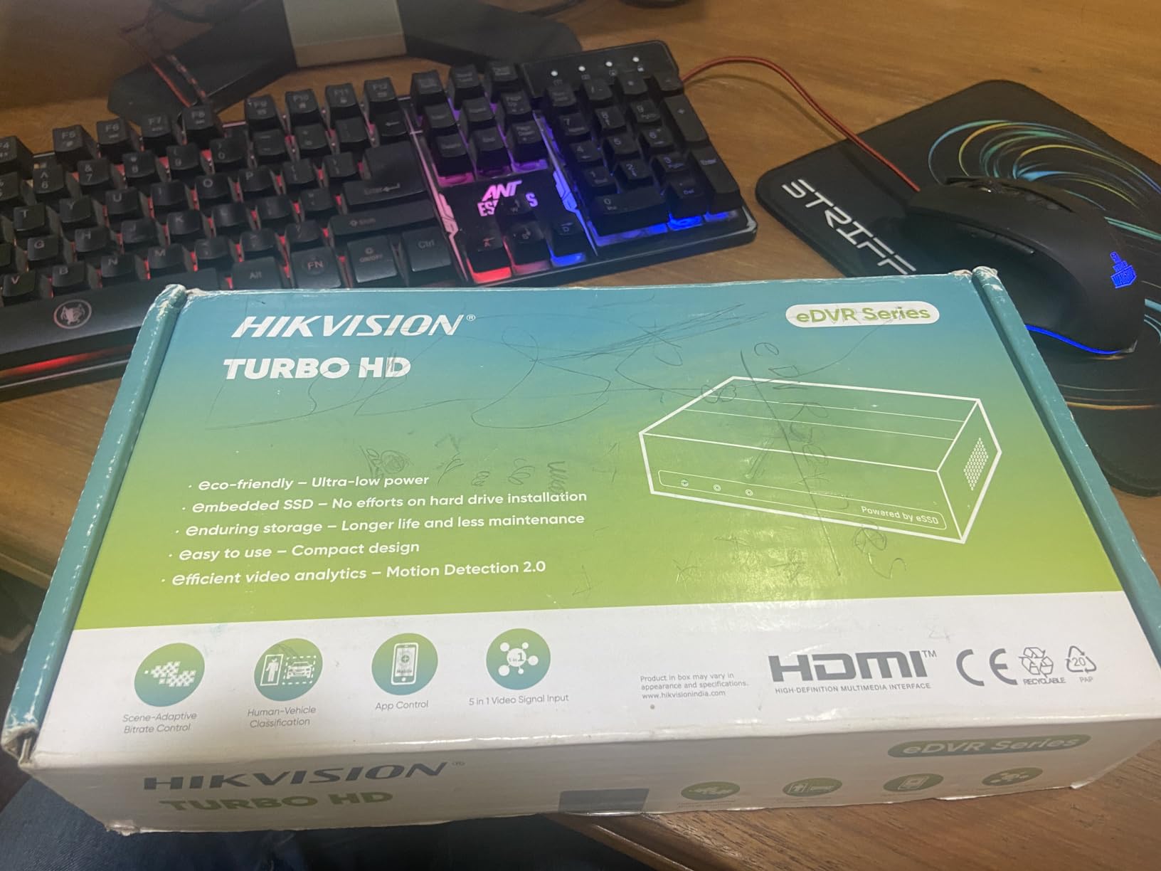 HIKVISION 4 Channel eDVR 1080p Lite 1U H.265 [SSD Included] DVR with 14 ...