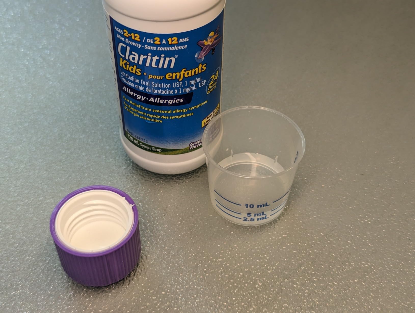 Claritin Kids Syrup Allergy Medication - 24 Hour Non-Drowsy Kids ...