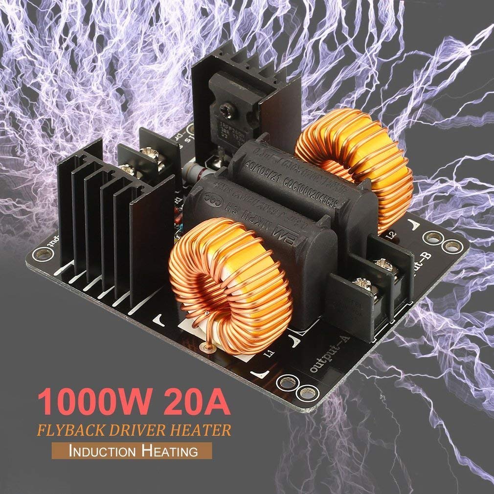Buy 1000W 20A ZVS Low Voltage Induction Heating Coil Module Flyback ...