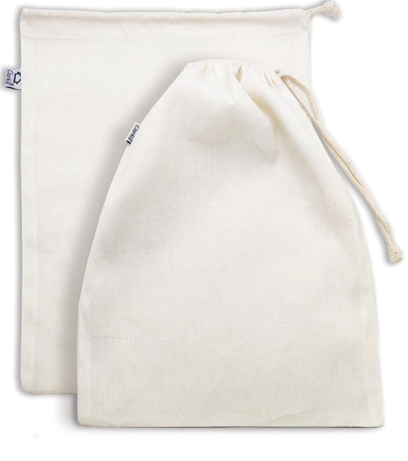 Clarkia Muslin Cloth for Kitchen Bag Strainer 2-Pack, Cheese Cloths for ...