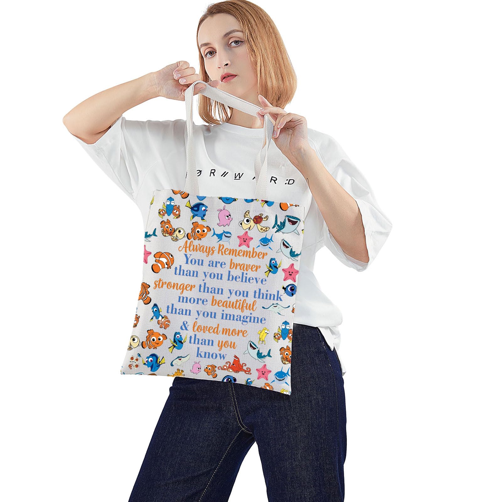 WZMPA Fish Nemo Cosmetic Bag Bruce & Marlin & Crush & Dory & Fans Gift ...