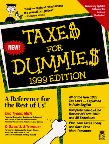 Taxes for Dummies 1999 (Serial): Tyson, Eric: 9780764551253: Amazon.com ...