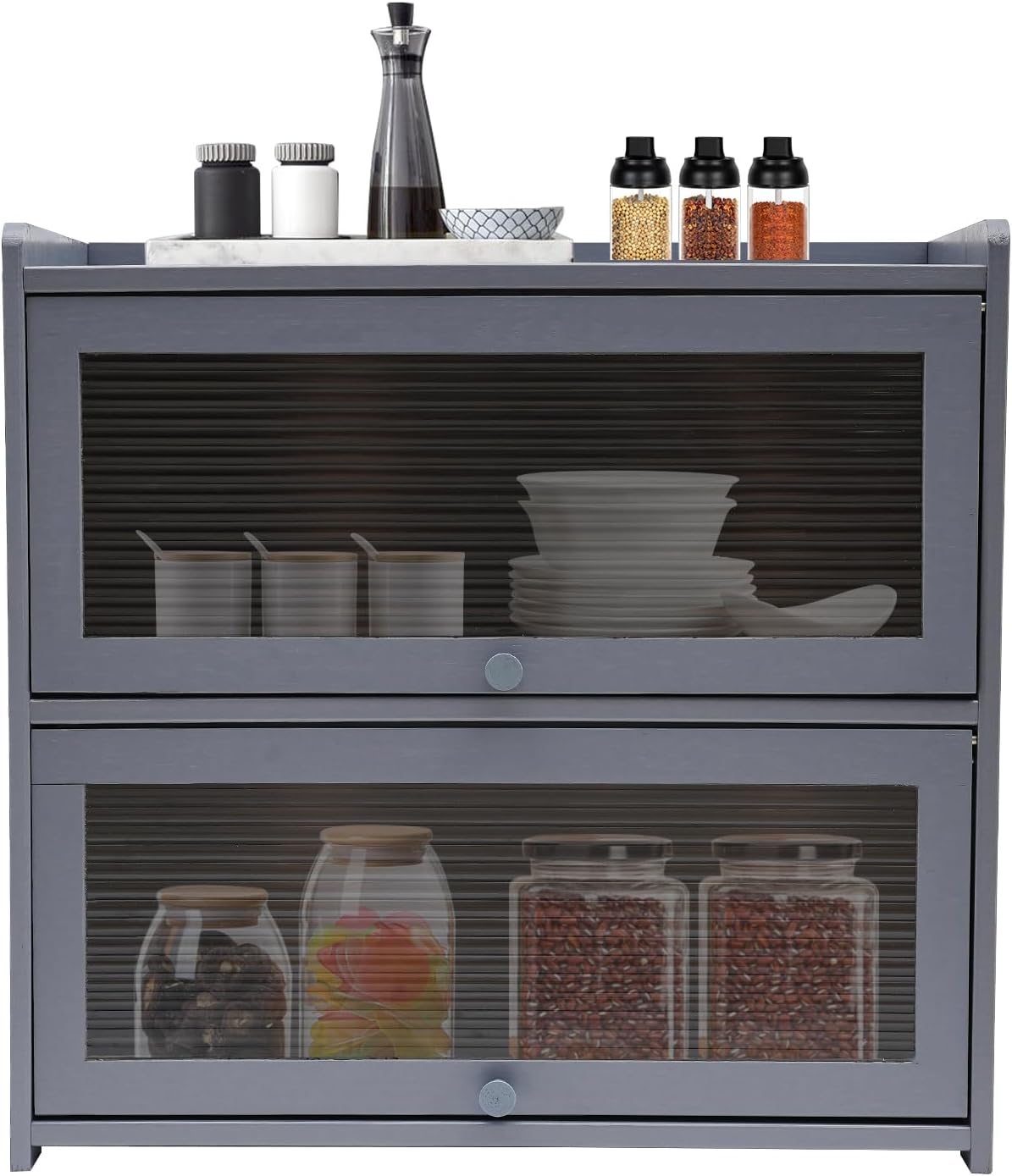 Amazon.com: Philipreba 20.5 x10 x 20in Countertop Storage Cabinet with ...