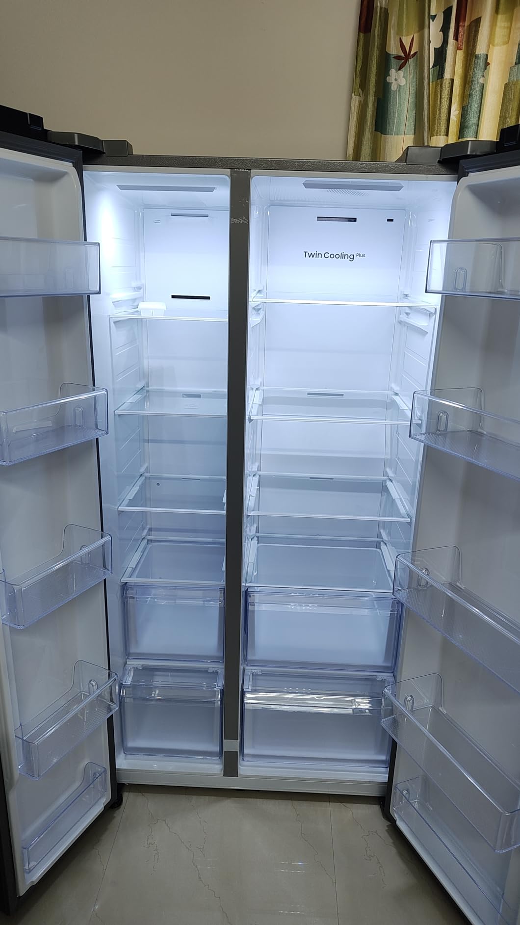 Samsung 653 L, 3 Star, Bespoke AI, Glass Door, Frost Free, Double Door ...