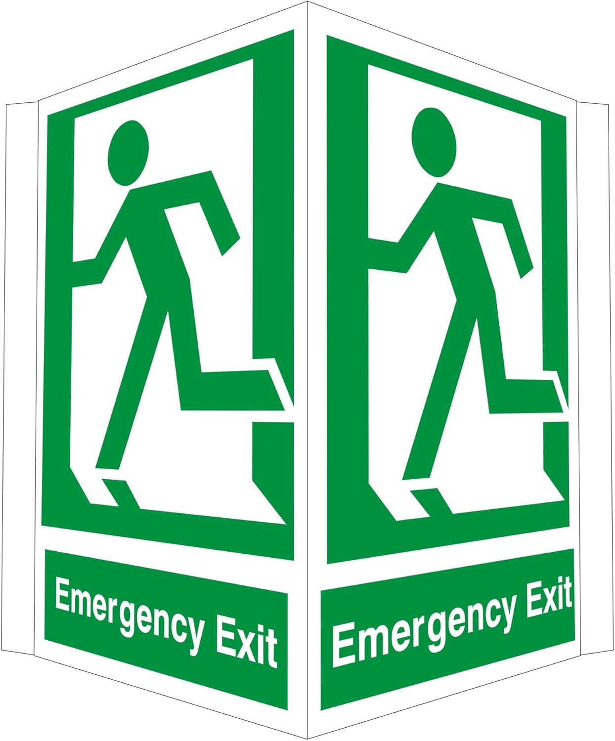 Amazon.com: Emergency Exit Projecting Sign 400mm x 300mm (PRO.33 ...