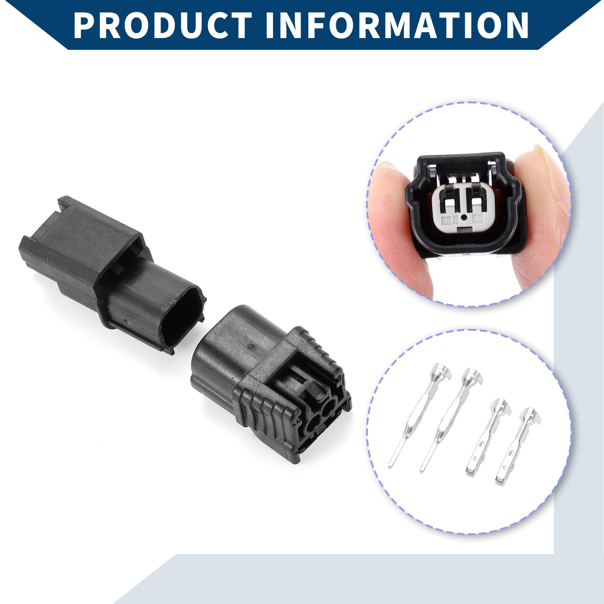 Male Female Terminal Connector ABS Intake Pressure Sensor Connector ...