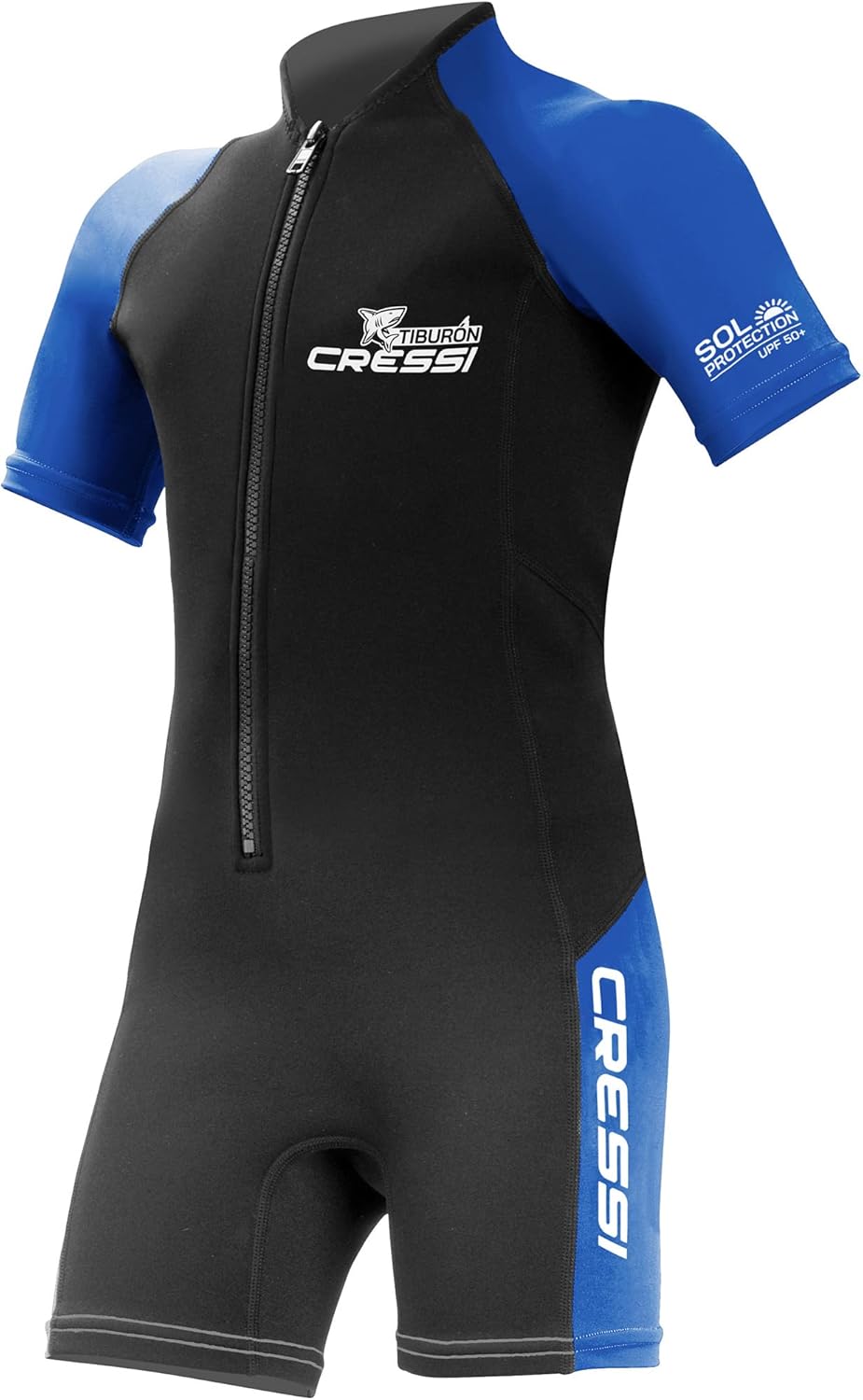 Cressi Tiburon Man Shorty Wetsuit 3mm - Men's Shorty Wetsuit for Snorkelling, Swimming and Water ...