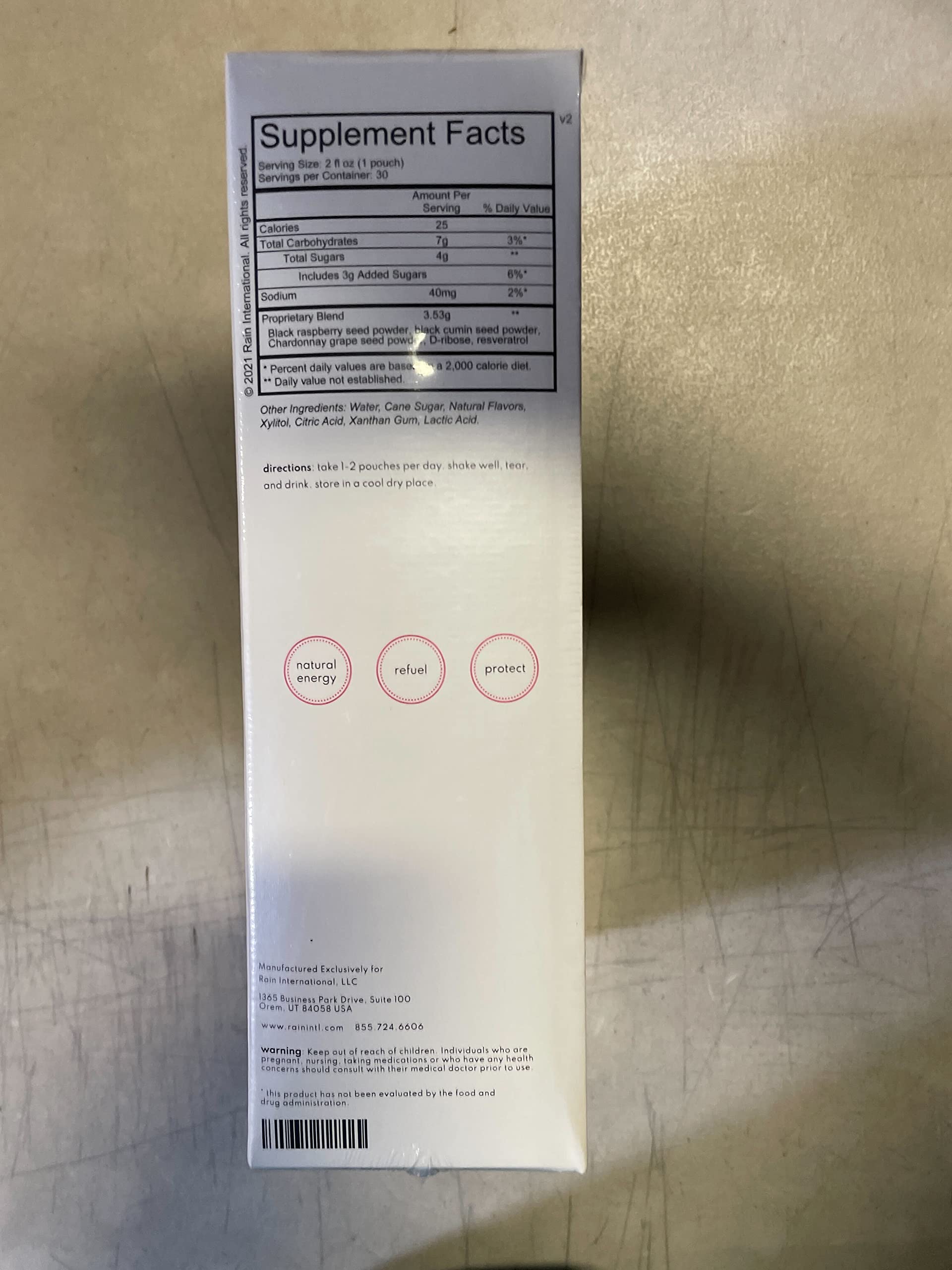 Snapklik.com : RAIN SOUL Seed-Based, Organic Antioxidant, 2 Boxes