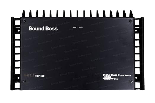 Sound Boss InterFire 1CH 4000 WATTS CAR Mono Block Amplifier : Amazon ...