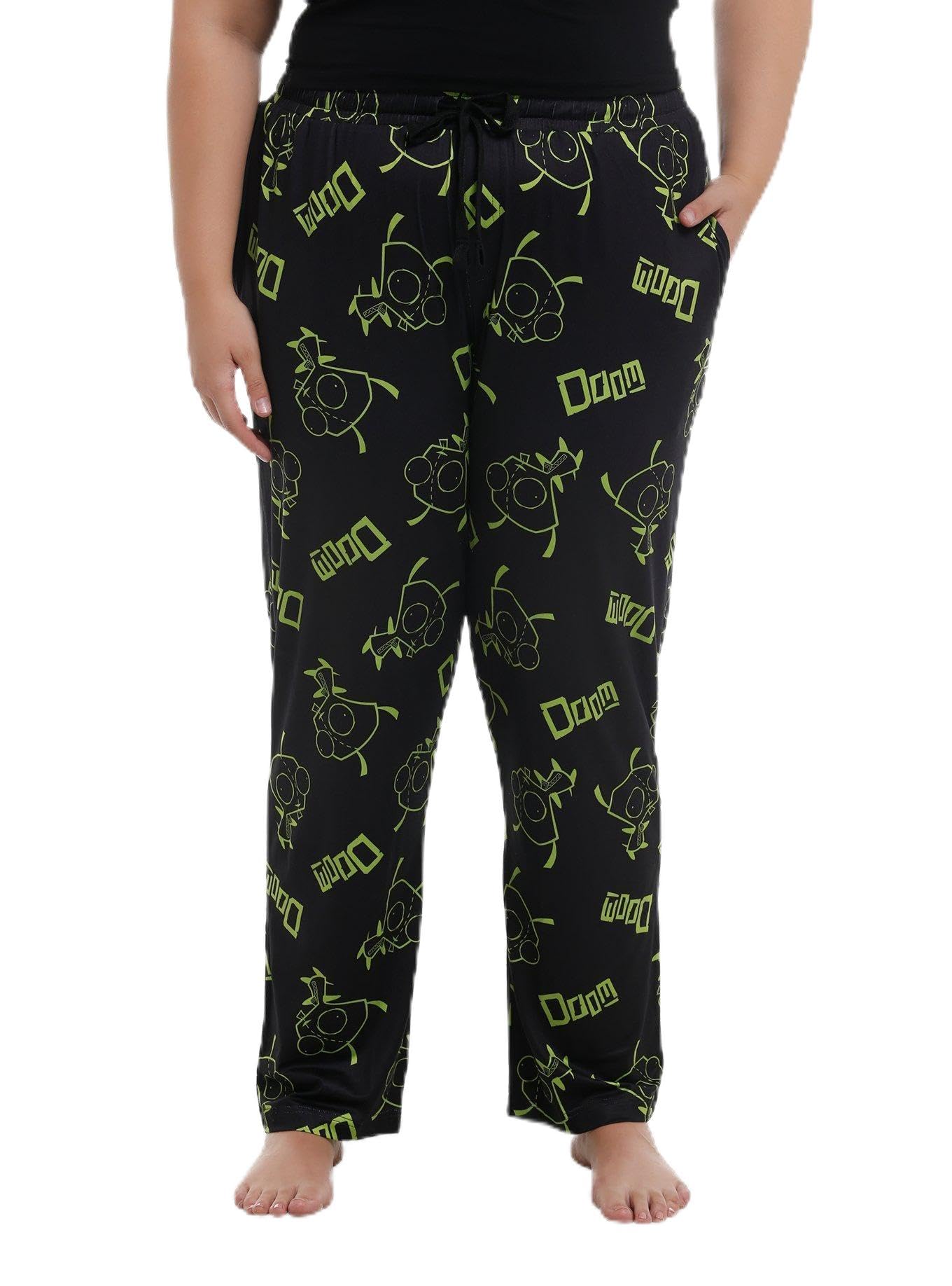 Invader Zim GIR Doom Pajama Pants Plus Size MULTI 2 at Amazon Women’s ...