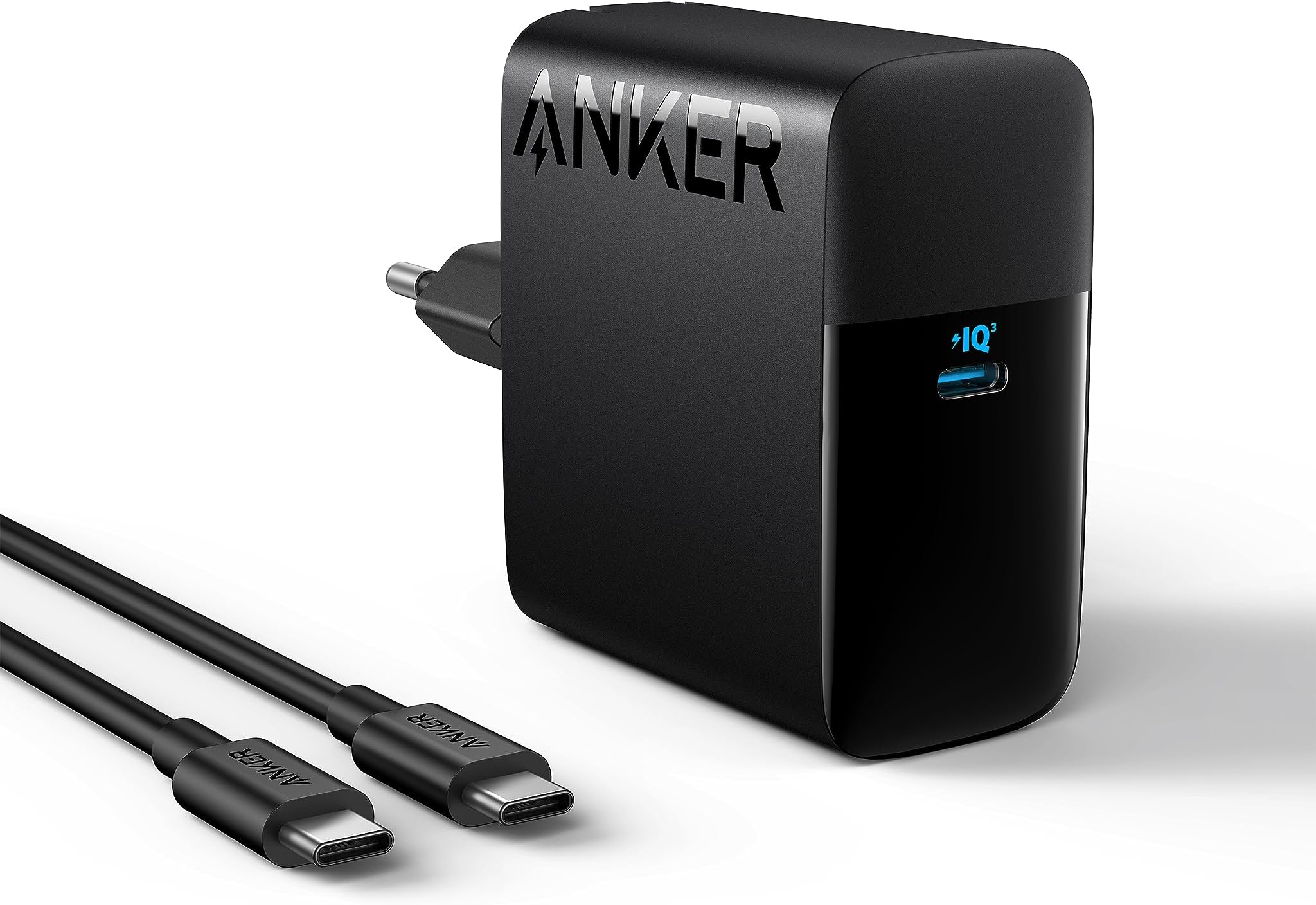 Anker Chargeur USB C 100 W, Chargeur Rapide Compact PIQ 3.0 pour MacBook Pro, MacBook Air, iPad ...