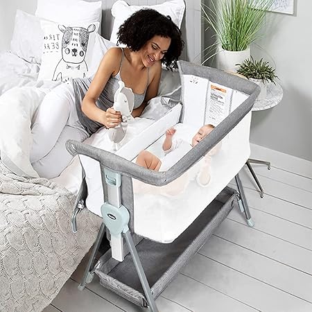 Amazon.com: RONBEI Baby Bassinet, Bedside Bassinet for Baby Easy ...