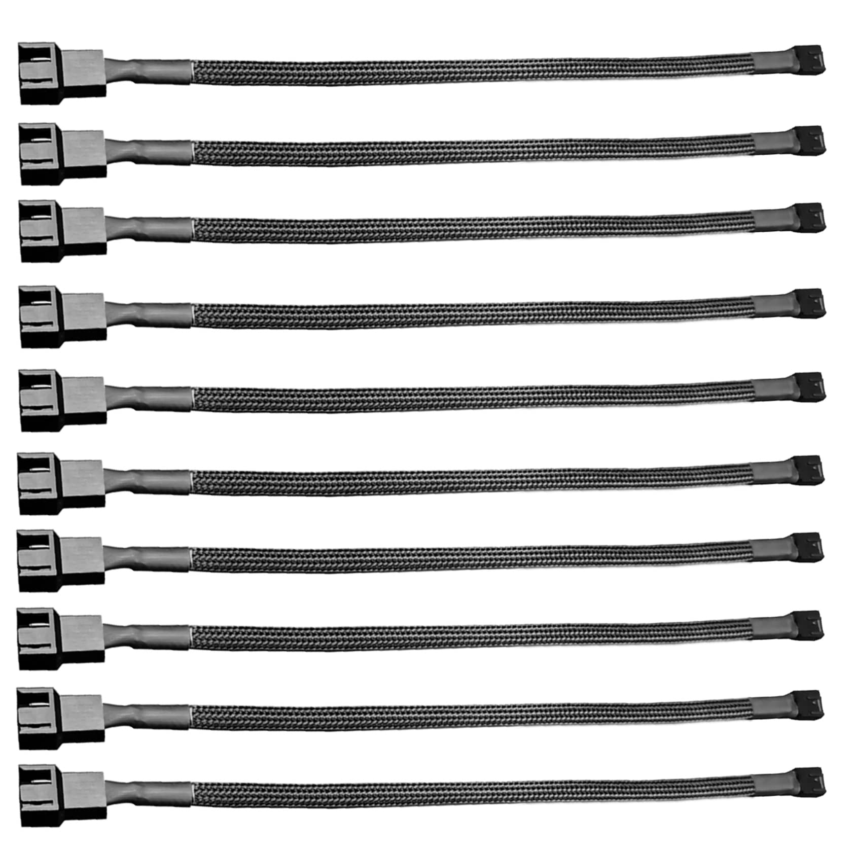 Amazon.com: YELLOW SAND SHELL 4 pin Fan Extension cable-30cm-45cm-60cm ...