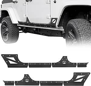 Amazon.com: EMEKIN Door Armor Cladding Skid Plate Rocker Panel Guard ...