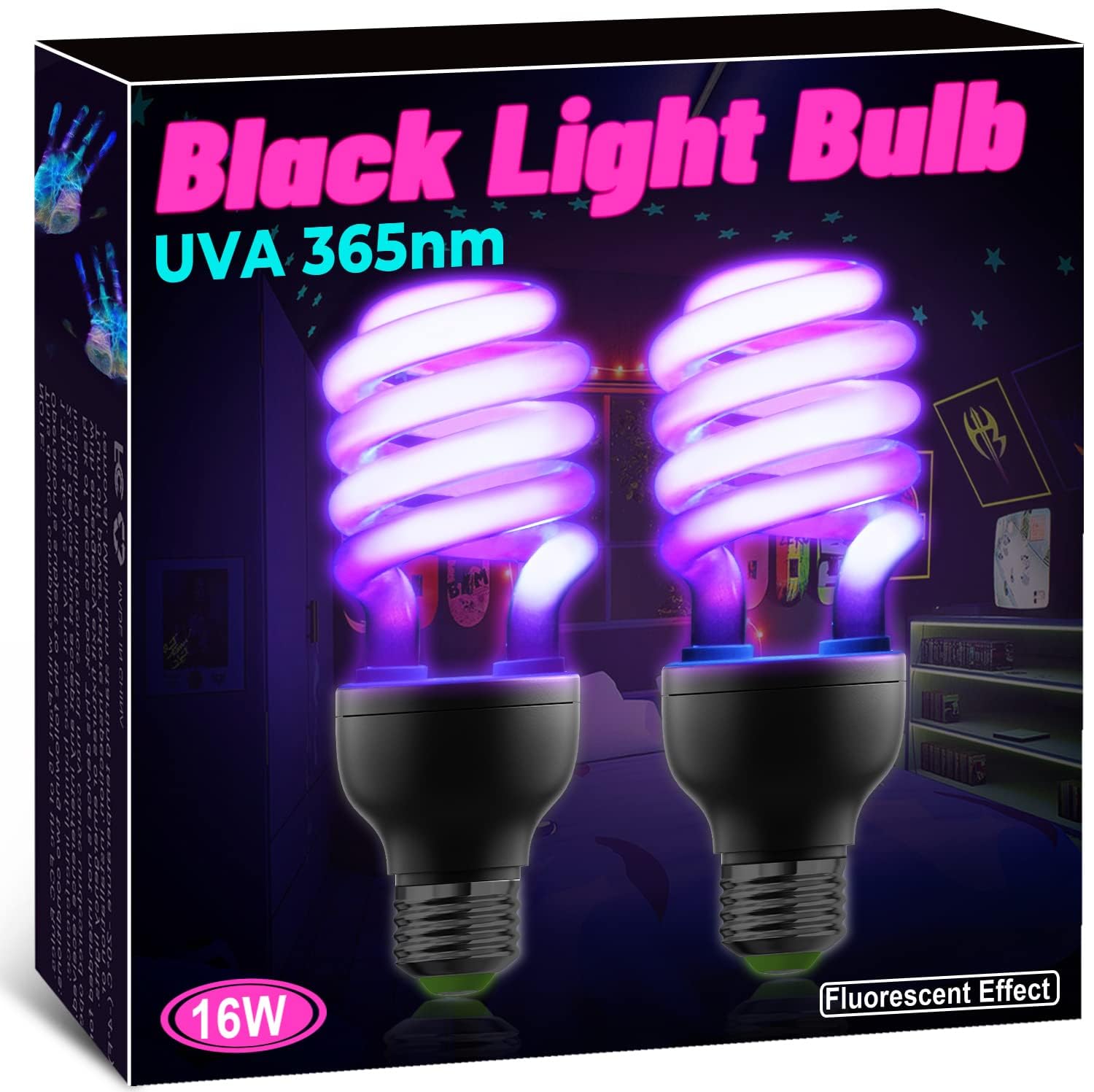 Black Light Bulb Effect