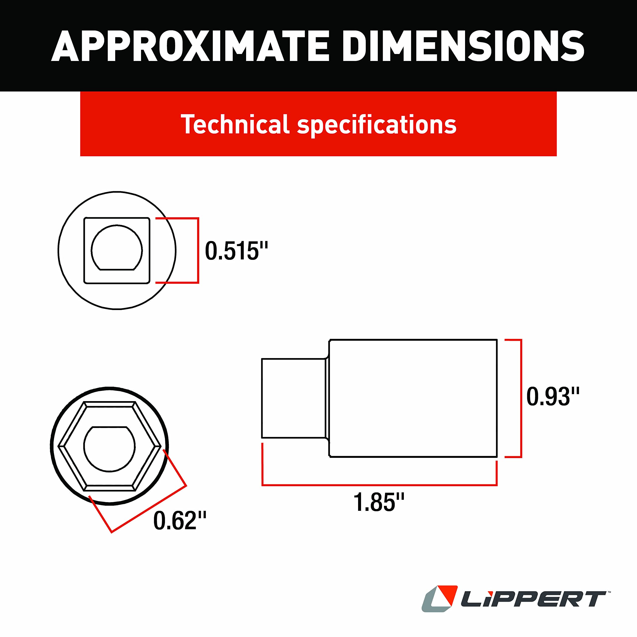 Snapklik.com : Power Gear Replacement Coupling Motor Square Shaft Drive