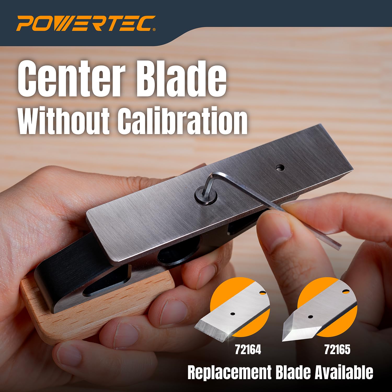 Snapklik.com : POWERTEC 72164 Replacement Flat Blade For Chisel Plane ...