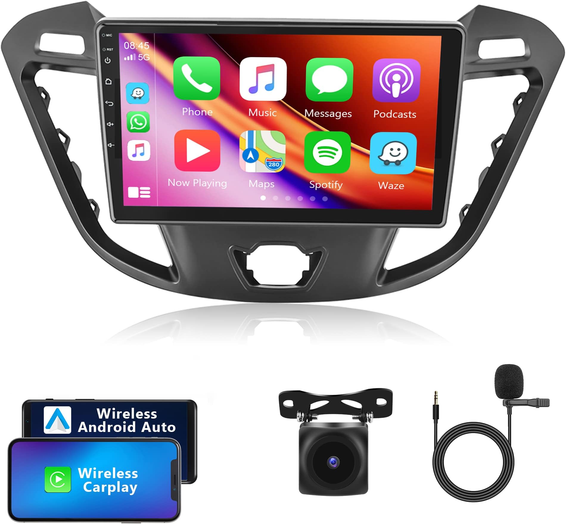 Android Car Stereo For Ford Transit Custom Tourneo 2013-2021, Carplay ...