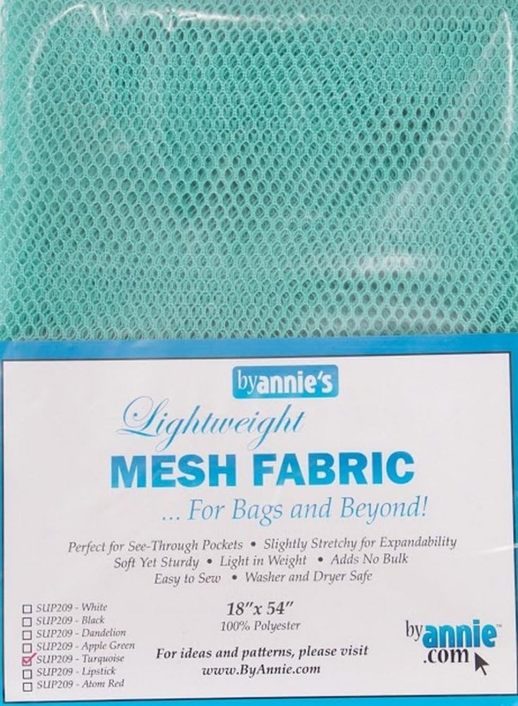 Amazon.com: Annie Mesh Fabric Lightweight 18"x 54" Turquoise, 18" by 54"