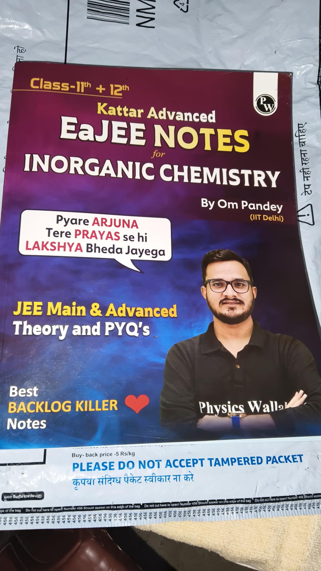 Buy PW EaJEE Handwritten Notes For Inorganic Chemistry By Om Pandey ...