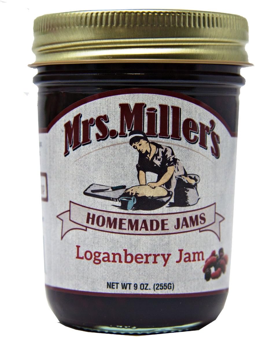 Amazon.com : Mrs. Miller's Loganberry Jam - 9 Ounces : Grocery ...