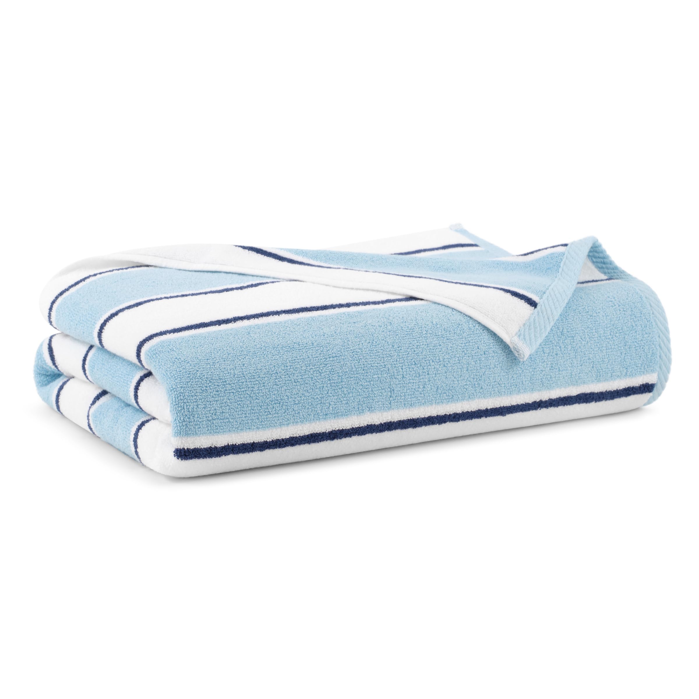 Amazon.com: Aston & Arden Striped Beach Towel - Oversized 35 x 70 Soft ...