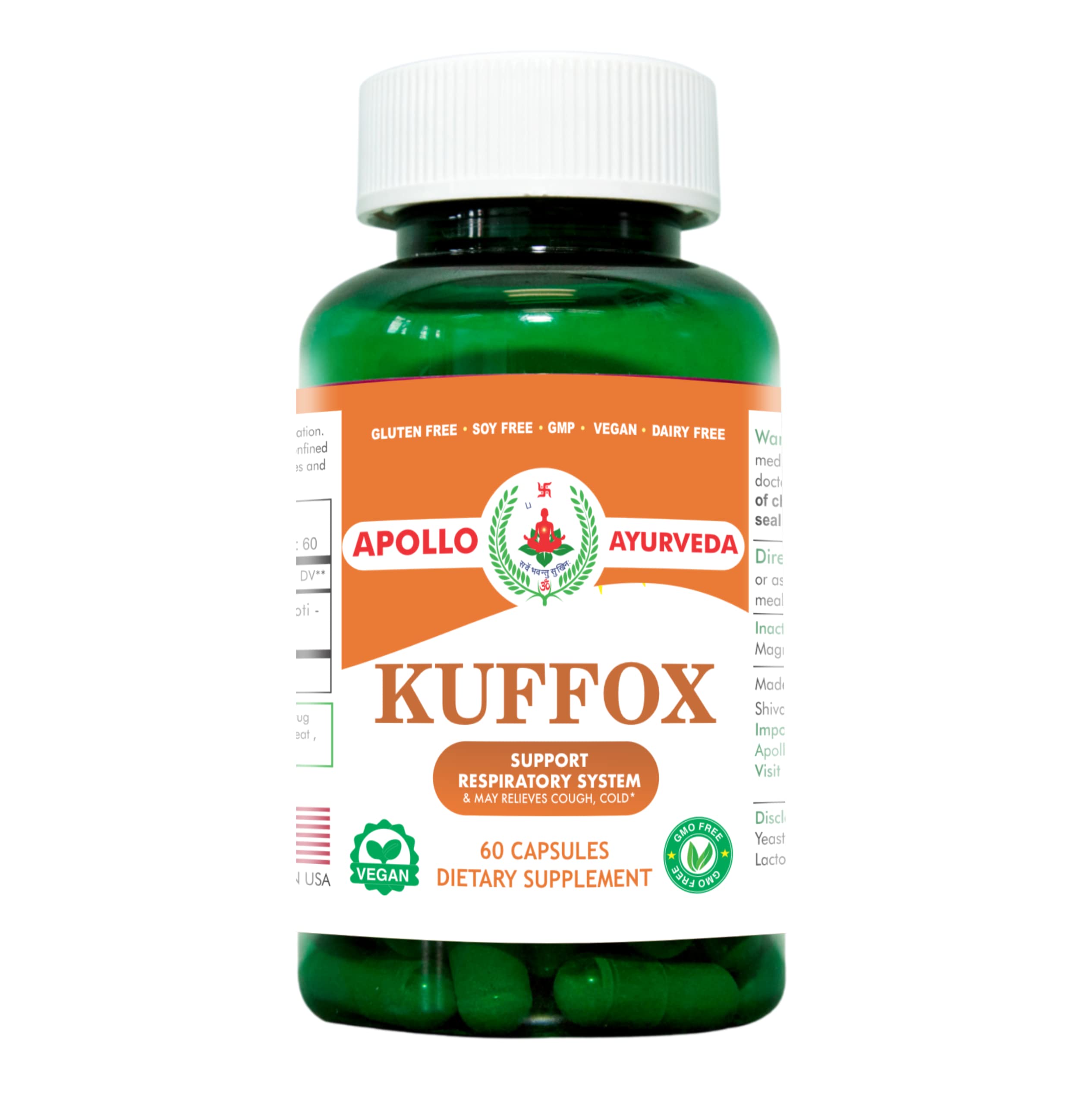 Amazon.com: Apollo Ayurveda Kuffox Respiratory Support Lung Function ...