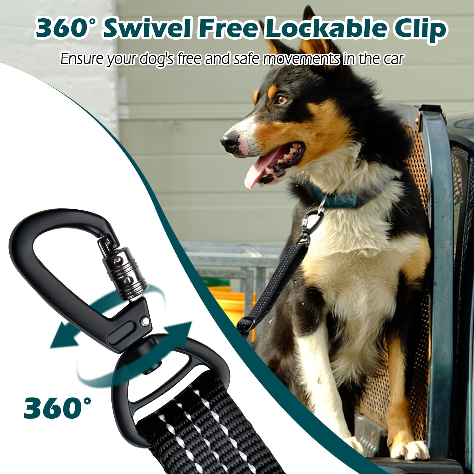 Snapklik.com : PetBonus Truck Bed Dog Leash, Dog Truck Tether Tie Down ...