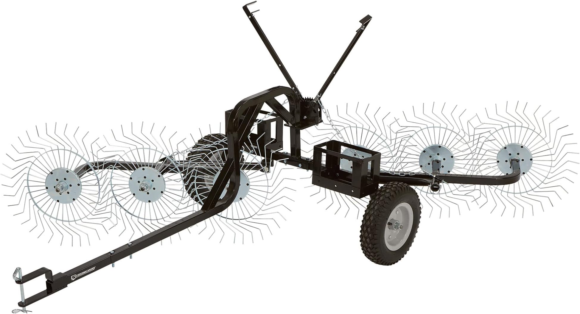 Amazon.com : Yard Tuff 55 Inch V-Shaped Steel Tow Behind Acreage Rake ...