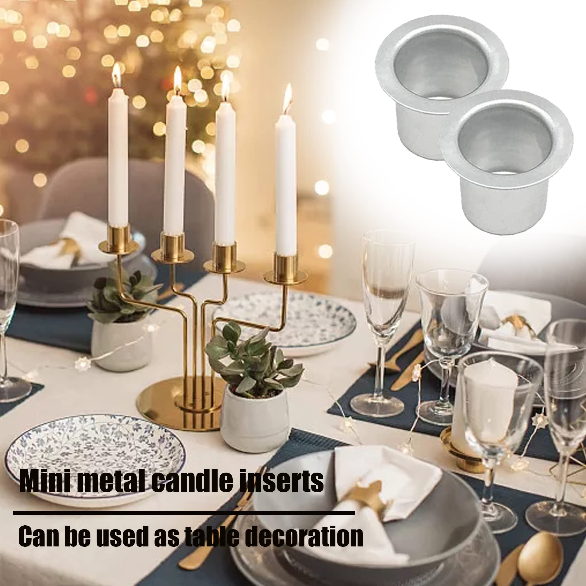 Silver Birthday Candle Holders Personalised Diamante Mirrored Glass