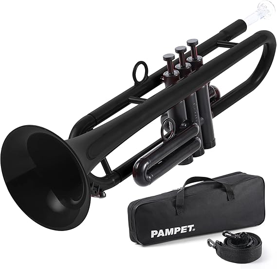 Amazon.com: PAMPET Professional Plastic Bb Trumpet Standard Trumpet Set ...