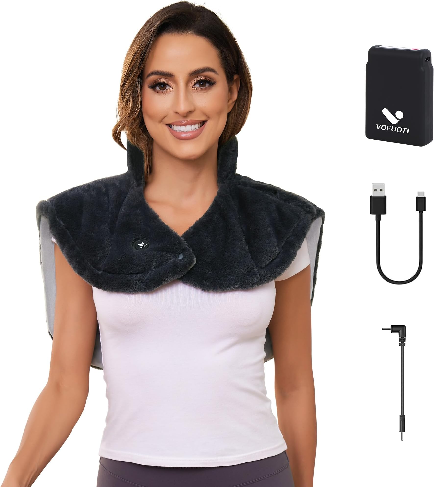 Amazon.com: Remo Neck Heating Pad, Portable Cordless Heating Pad for ...