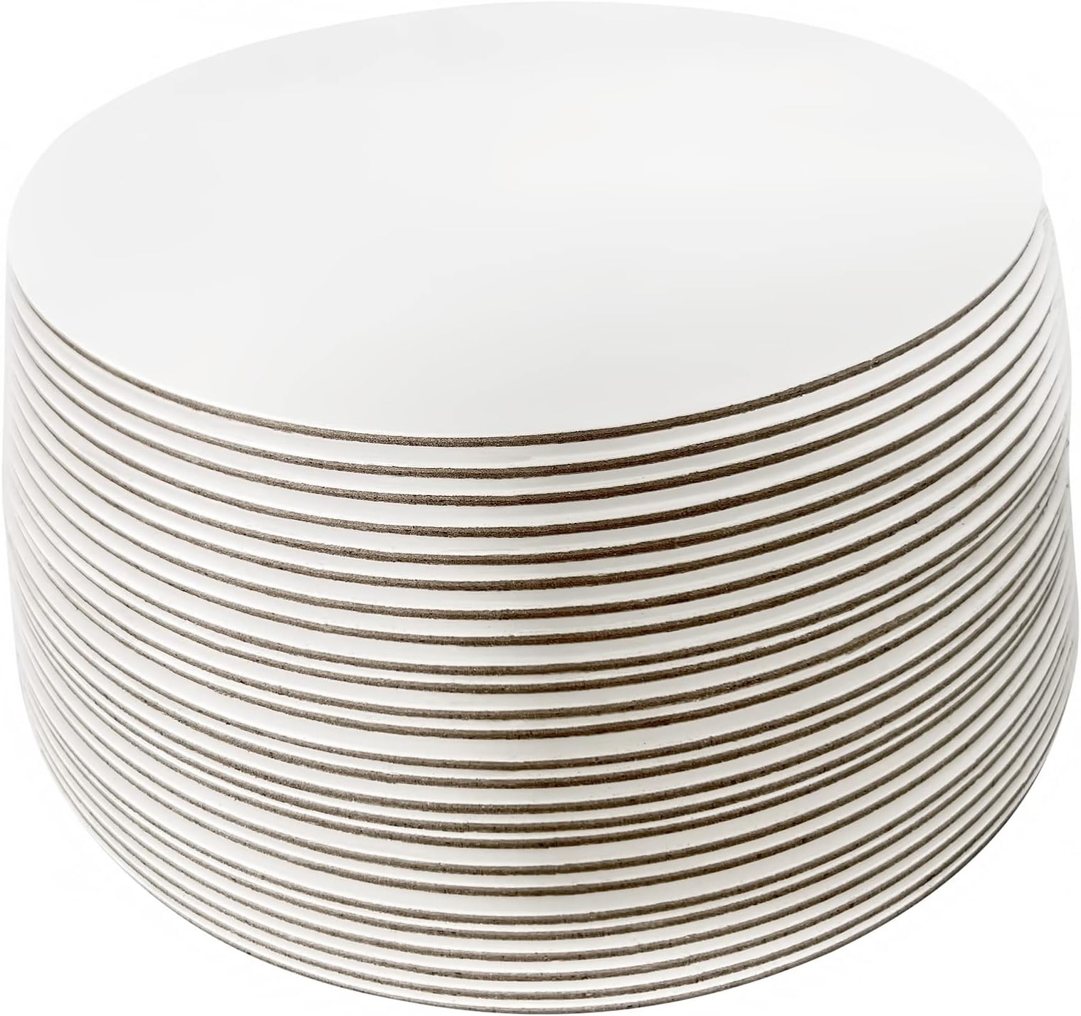 Amazon.com | ONEMORE [35pcs] 12" White Cake board Round,Disposable Cake ...