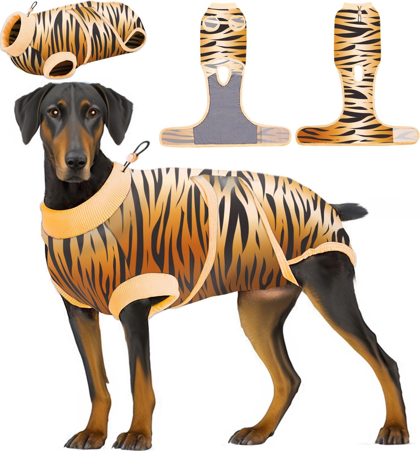 Amazon.com: PetWarm Dog Recovery Suit, Surgical Suit for Dogs Female ...