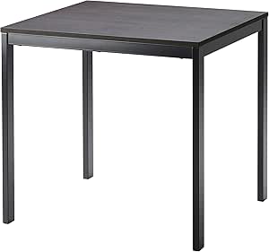 Amazon.com - IKEA VANGSTA extendable Table, 80/120x70 cm, Black/Dark ...