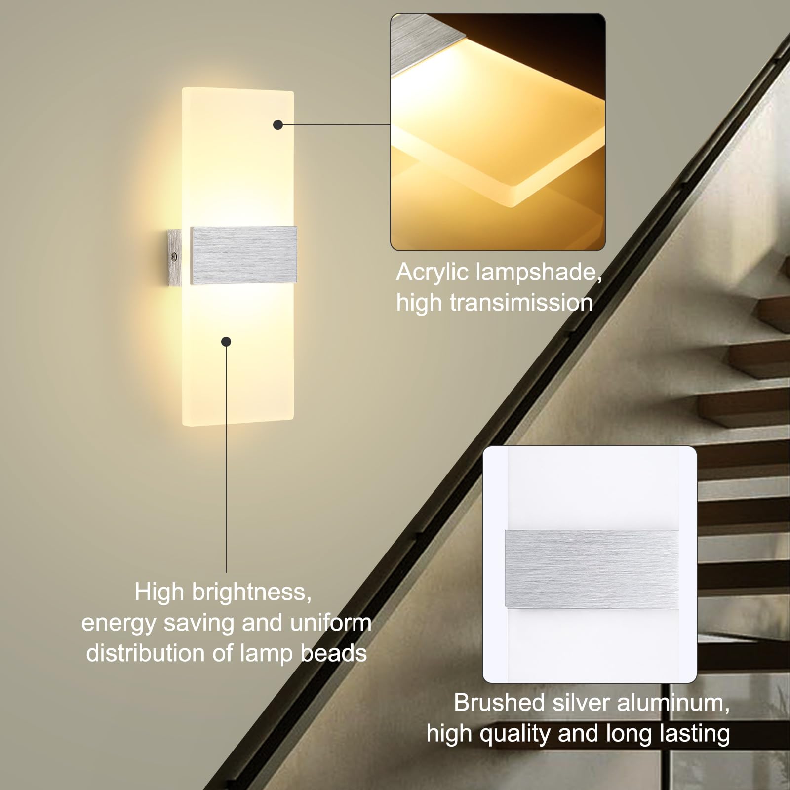 A Wall Sconce For Staircase DIY: Stair Wall Lighting From Oak And LED