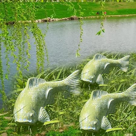 Amazon.com: yijian Fish in The Garden, Ceramic Garden Koi, Garden Koi ...