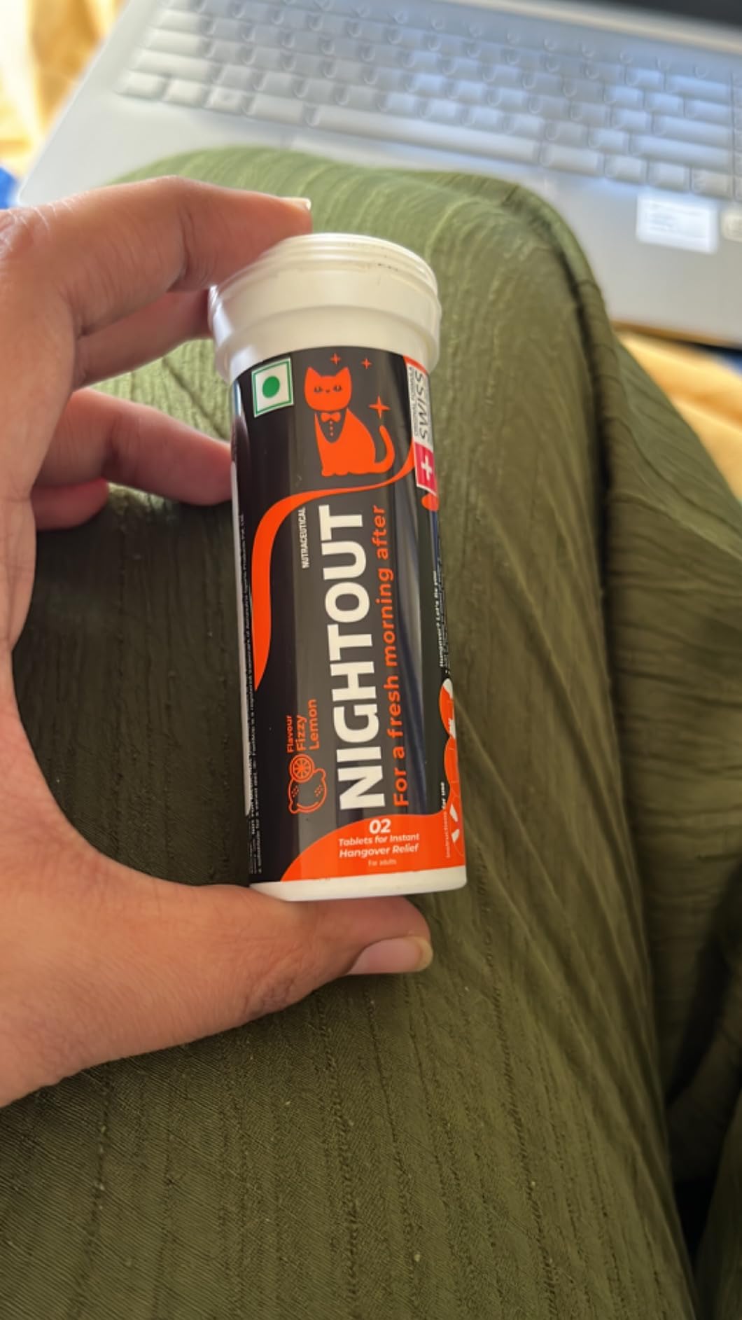 Fast&Up NightOut | 10 Effervescent tabs | Instant Hangover Relief ...