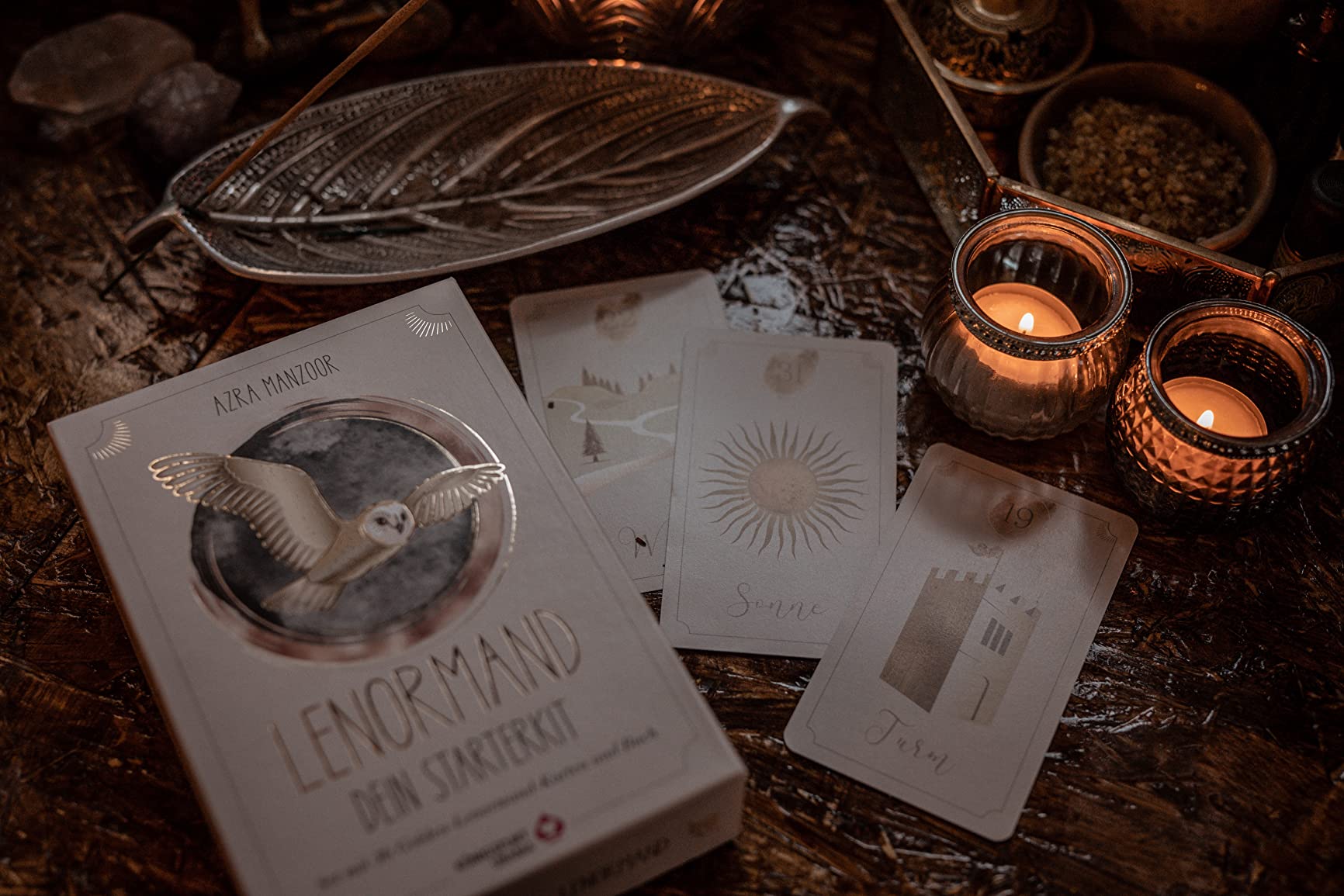 Lenormand - Dein Starterkit: 36 Golden-Lenormand-Karten und Buch ...