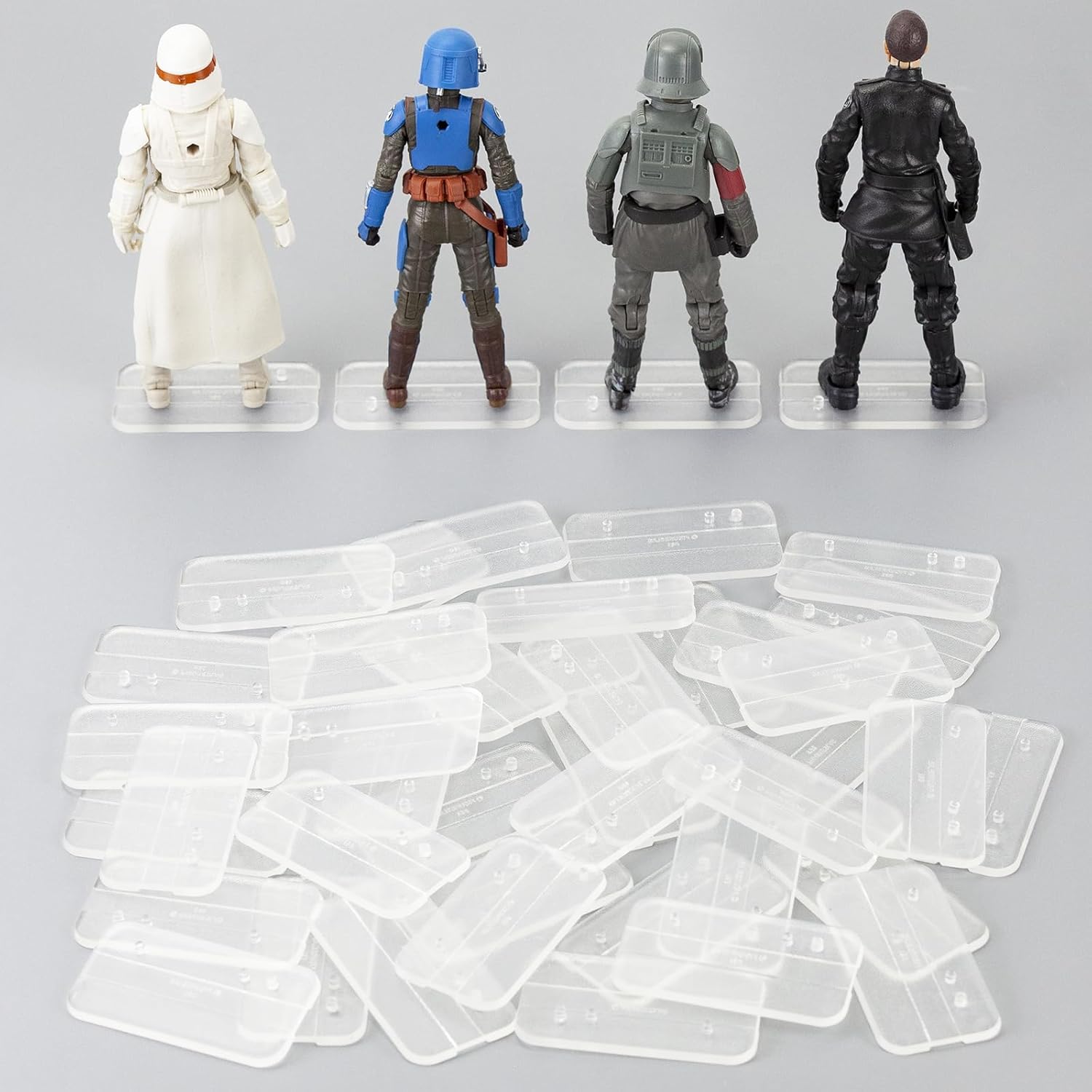 Amazon.com: FIGURESLAB Star Was Black Series 6 inch Action Figure Stand ...