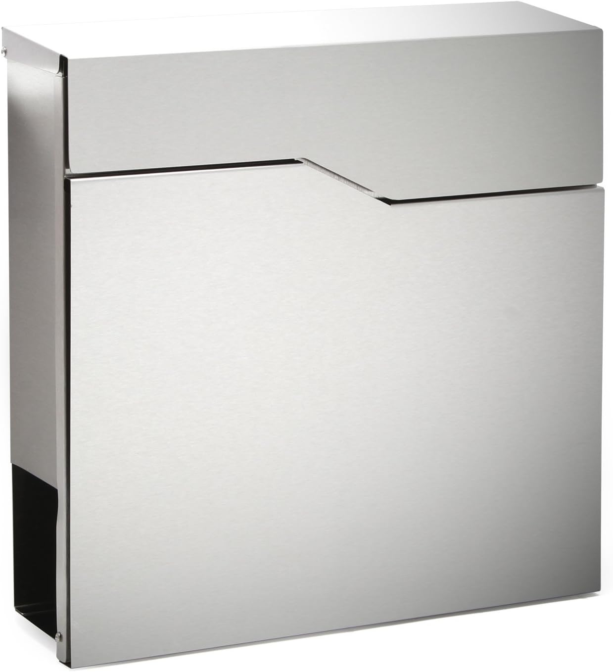 Wiltec Designer Briefkasten V19 Edelstahl 370 x 102 x 370 mm ...