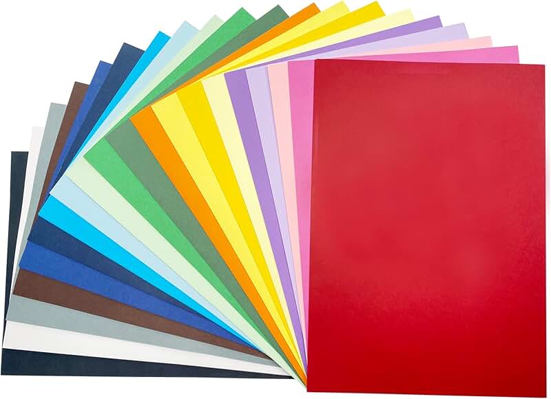 Amazon.co.uk: Coloured Paper - Coloured Paper / Paper: Stationery ...