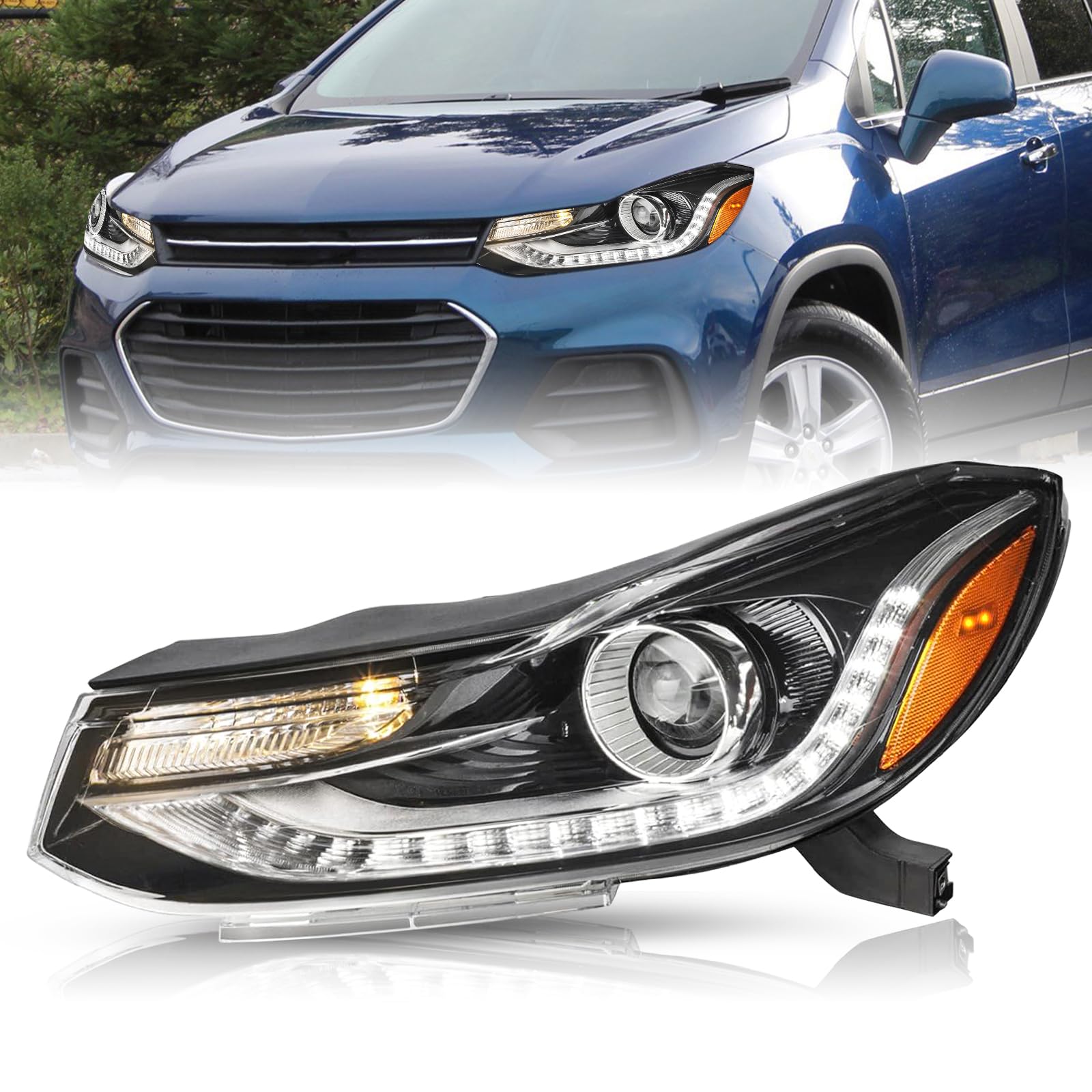 Amazon.com: TUSDAR For 2017-2022 Chevy TRAX Factory OE Projector Type ...