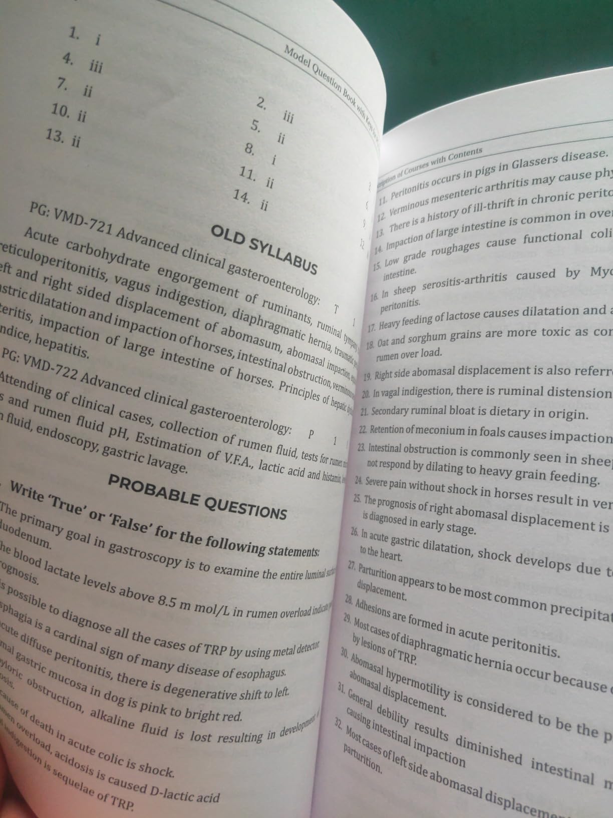 Buy Model Question Book with Keys for PG Veterinary Medicine Book ...