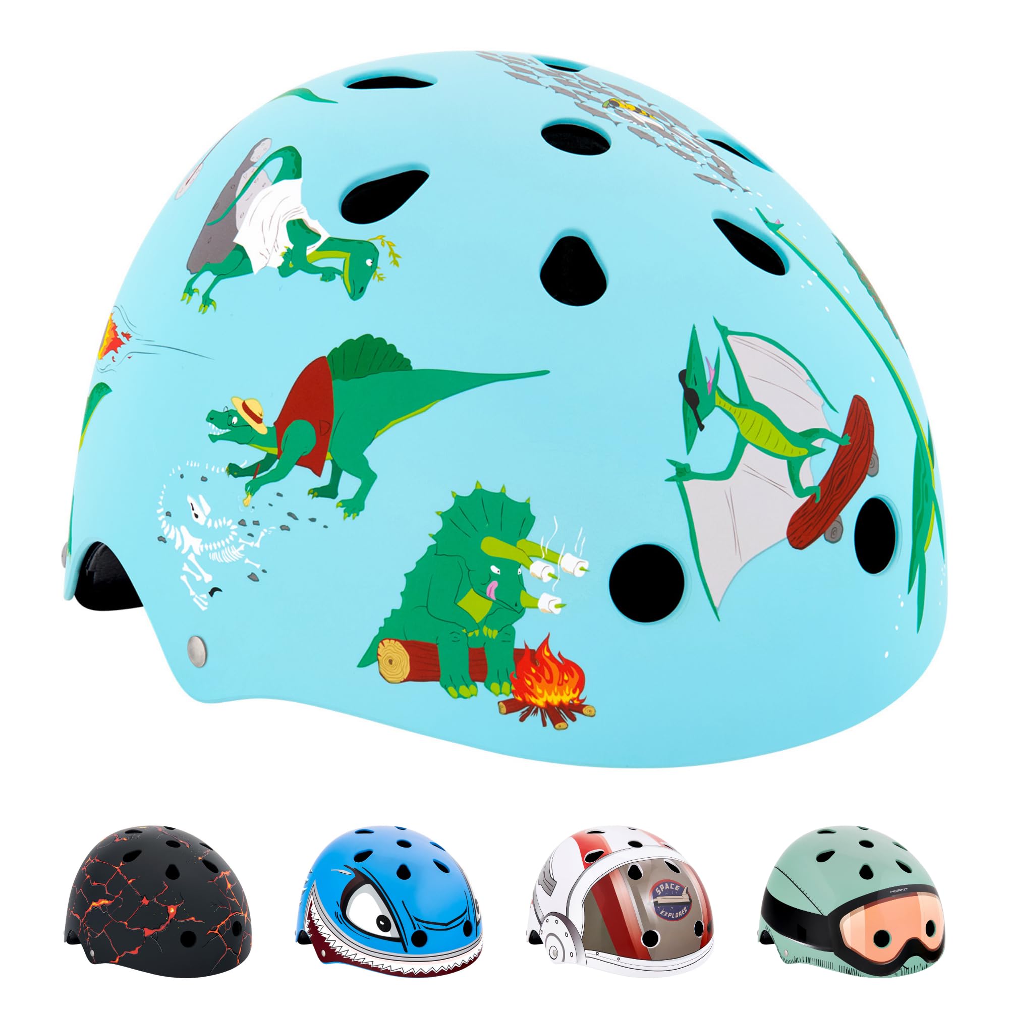 Snapklik.com : Hornit Mini Lids Kids Helmet Fully-Adjustable Multi ...