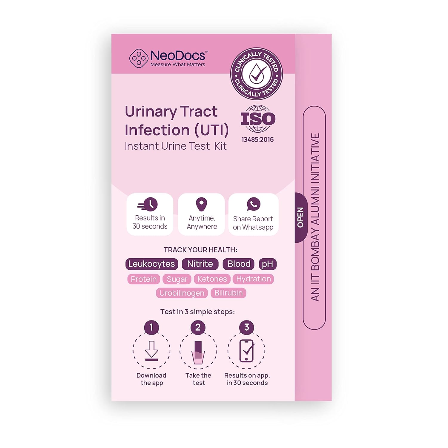 Buy Neodocs UTI infection testing kit | Home based test | Results in 30 ...